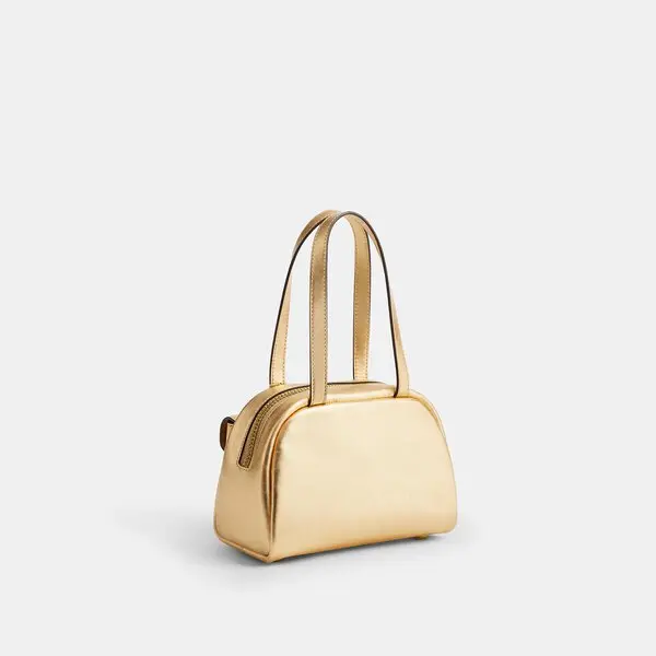 Coach Twin Pocket Bag - Dark Brass/Light Gold | Editorialist
